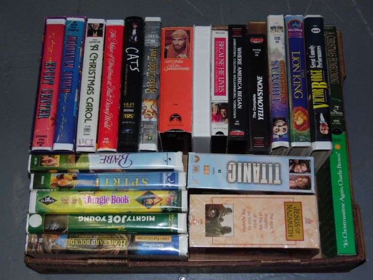 VHS Tapes - Dunker Auction