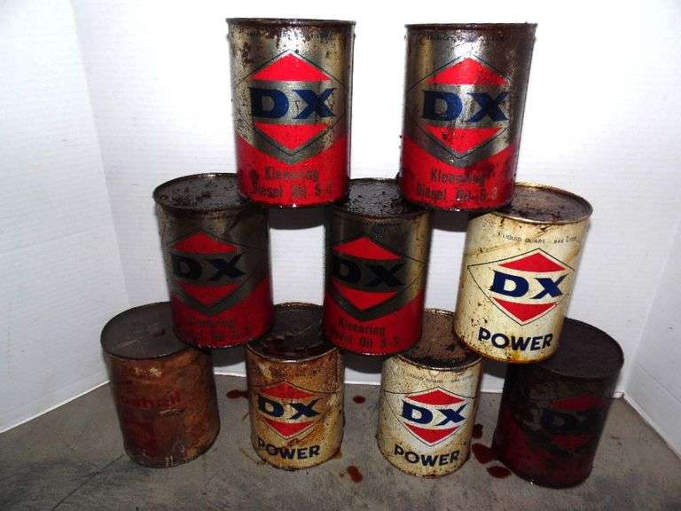 DX Paper Oil Cans - Dunker Auction
