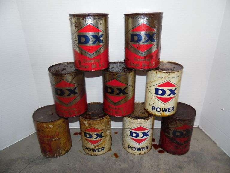 DX Paper Oil Cans - Dunker Auction