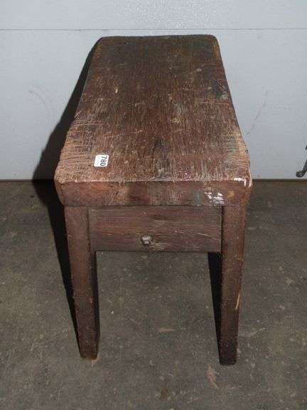 Primitive Bench/Table - Dunker Auction