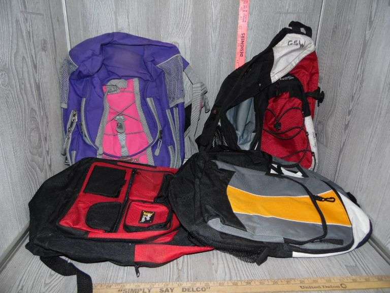 Back Packs - Dunker Auction