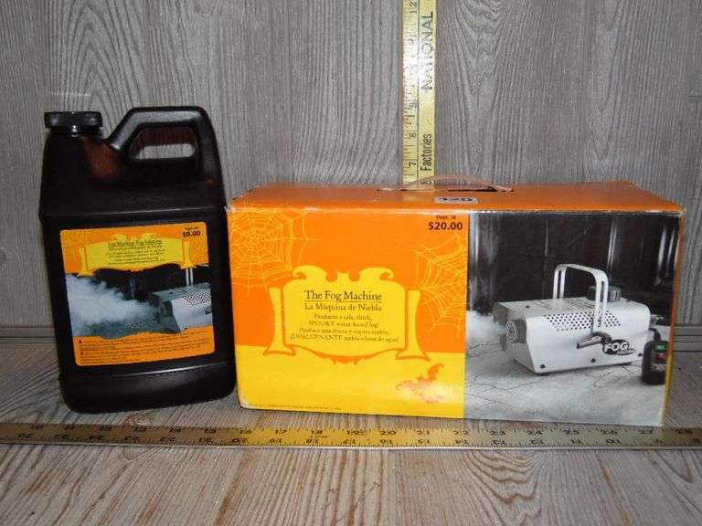 Fog Machine Model 27924 & Chemical - Dunker Auction
