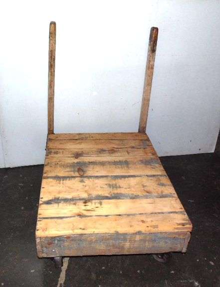 Wood Railroad Cart - Dunker Auction