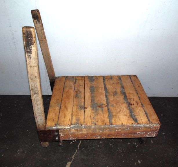 Wood Railroad Cart - Dunker Auction