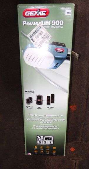 Genie Direct Drive Screw Powerlift 900 Garage Door Opener - Dunker Auction