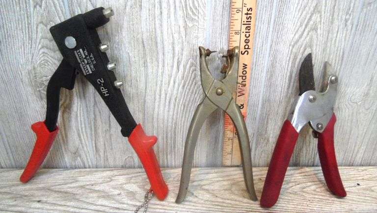Rivet Tool, Leather Punch & Allen Wrenches - Dunker Auction