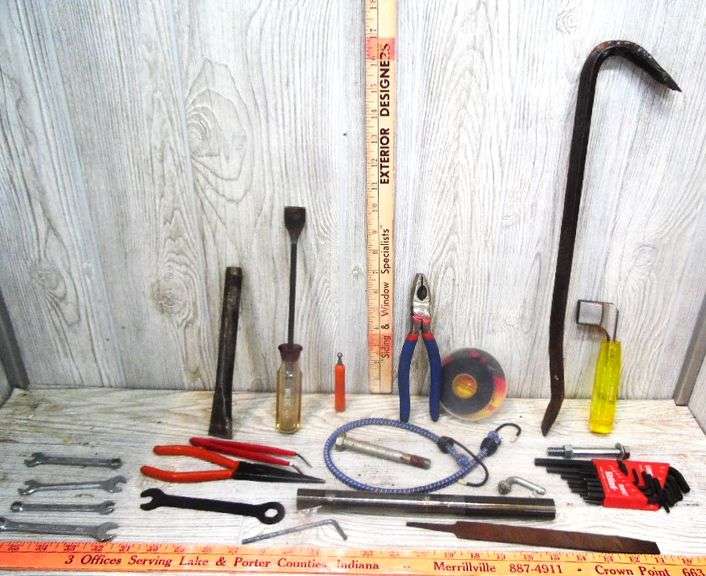 Wrenches, Pry Bar, & Misc. - Dunker Auction