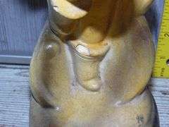 Drum Majorette Chalkware: Has some chips - Dunker Auction