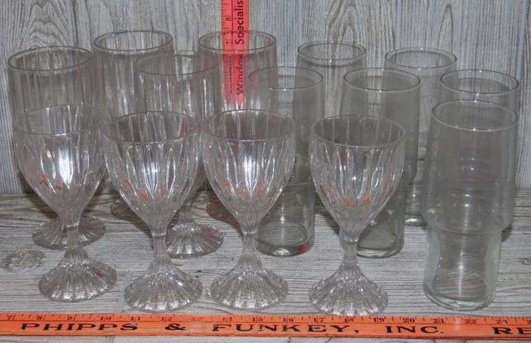 Stemware & Water Glasses - Dunker Auction