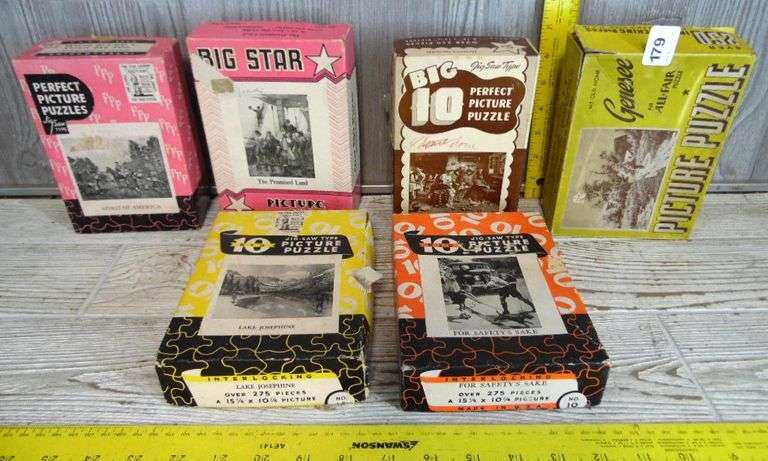 Vintage Puzzles - Dunker Auction