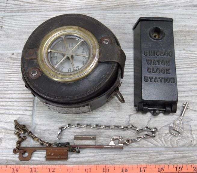 Watchman's Clock & Key Station - Dunker Auction