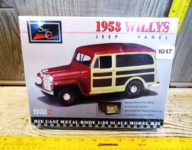 1953 Willy's Jeep Model Kit - Dunker Auction