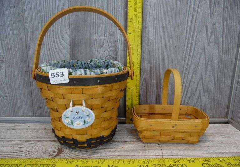 Longaberger Baskets 1999 & 2000 - Dunker Auction