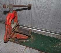 Pipe Vise, Metal Punch & Wire - Dunker Auction