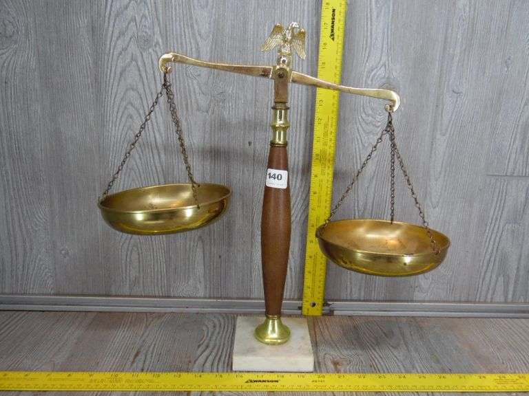 Mid-Century Modern Balance Scale - Dunker Auction