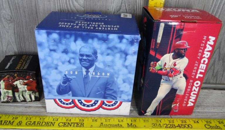 Mystery Hall of Fame Opening Day Car Parade Bobble Heads, Marcell Ozuna ...