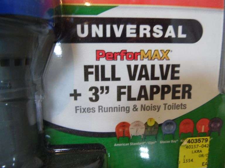 Universal Fill Value + 3" Flapper & All-in-One Toilet Repair Kit ...