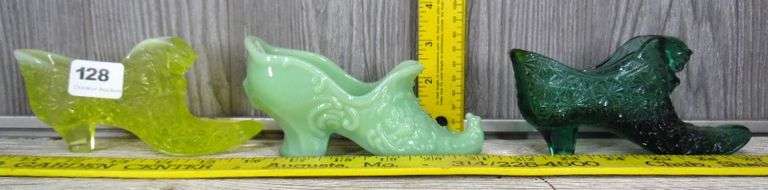 Vintage Glass Slippers Dunker Auction