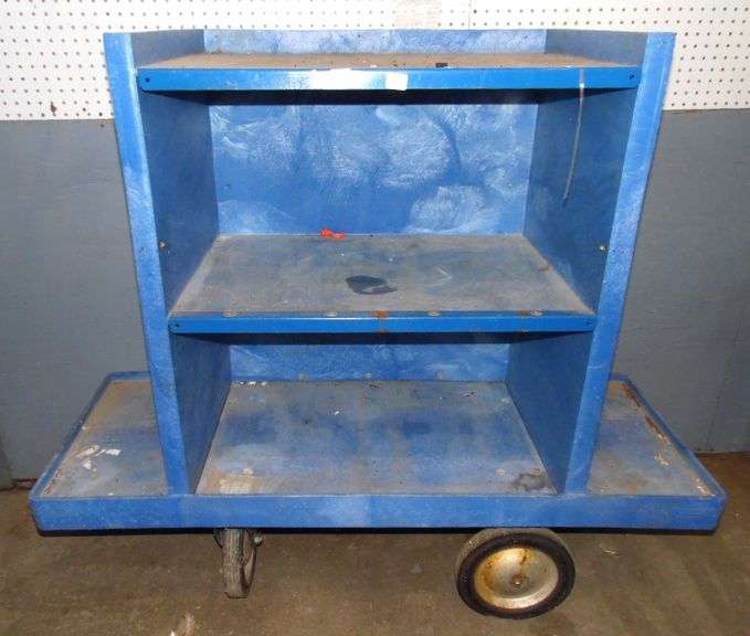 Rolling Industrial Cart 54" x 20" x 47" One set of wheels so you can ...