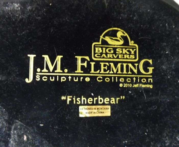 J.M. Fleming Sculpture Collection: "Fisherbear" - Dunker Auction