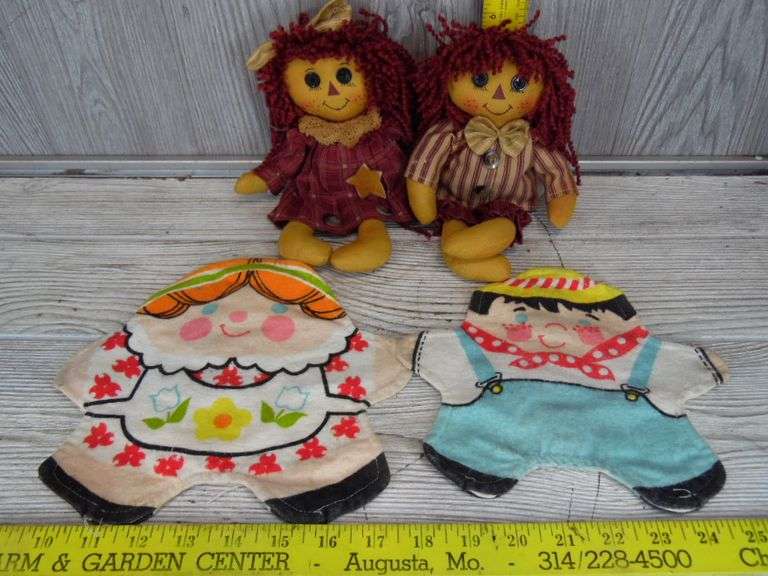 Stuffins Family Cloth Teaching Aid Puppets & Cloth Dolls - Dunker Auction
