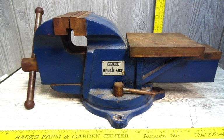 Wisdom 6" Bench Vise - Dunker Auction