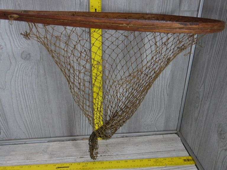 Vintage Fishing Net - Both nets have holes - Dunker Auction