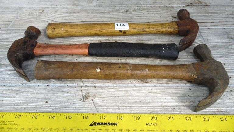 3 - Hammers - Dunker Auction