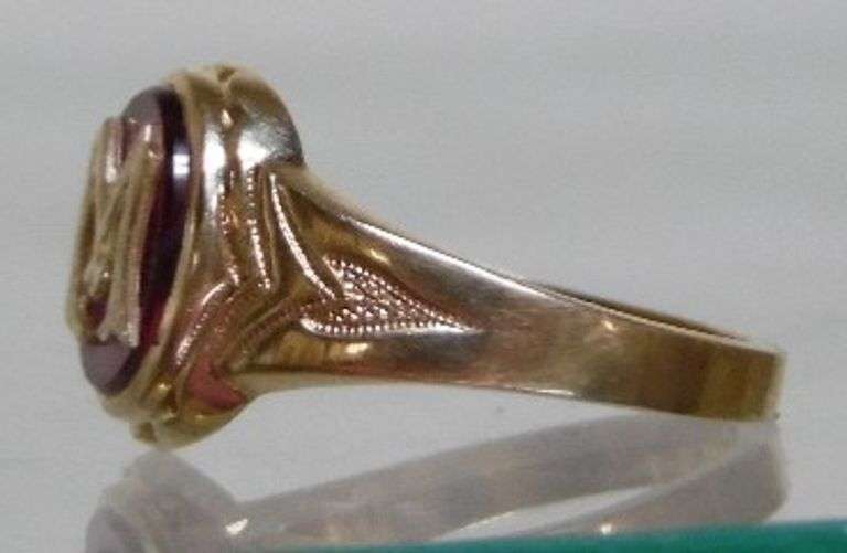 Ring: Marked 10K Costume Jewlery - Dunker Auction