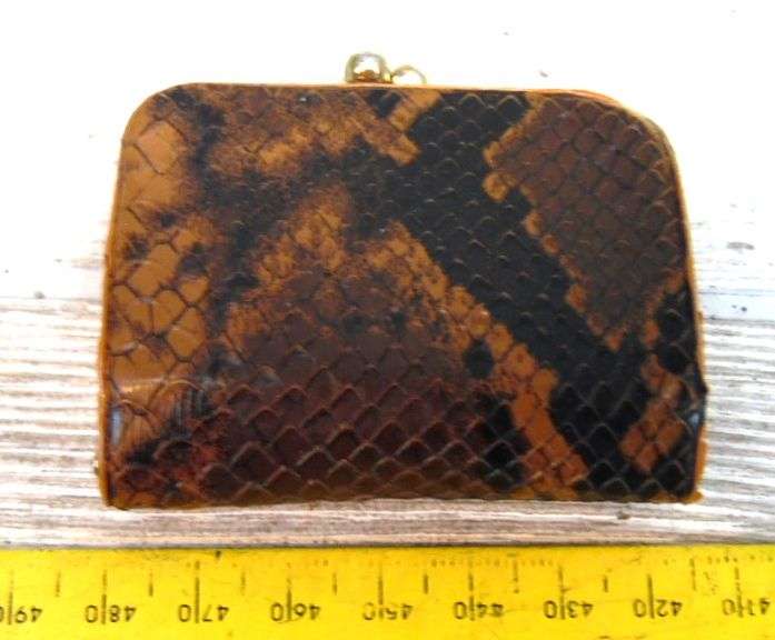 Snake Skin Coin Purse - Dunker Auction