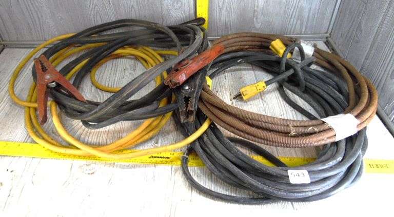 Jumper Cables, Sewer Snake & Extension Cords - Dunker Auction