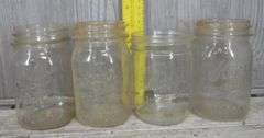 Bushel Basket with Canning Jars - Dunker Auction