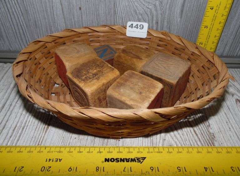 Vintage Block & Basket - Dunker Auction