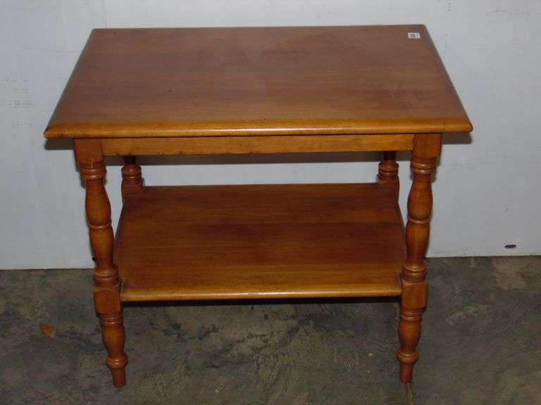 Mid-Century Modern End Table: 26" x 18" x 29" - Dunker Auction