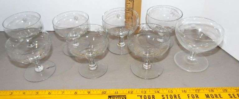 Stemware Dessert Dishes - Dunker Auction