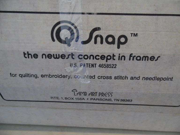 Snap Frames: For Quilting, Embroidery, & More - Dunker Auction