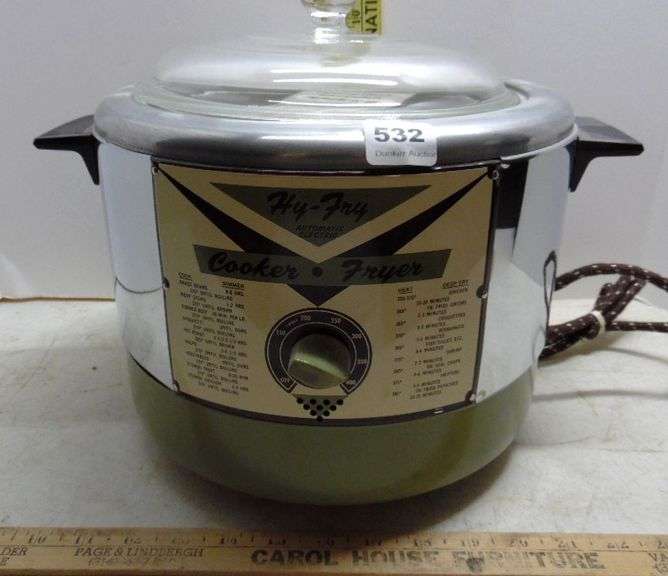 Hy-Fry Cooker-Fryer - Dunker Auction