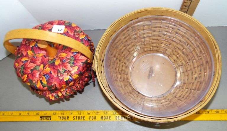 1996 & 2004 Longaberger Baskets - Dunker Auction