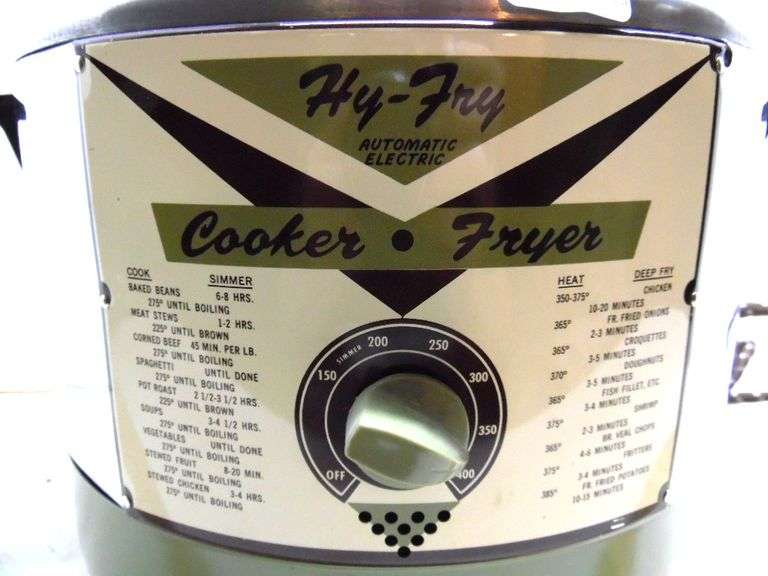 Hy-Fry Cooker-Fryer - Dunker Auction