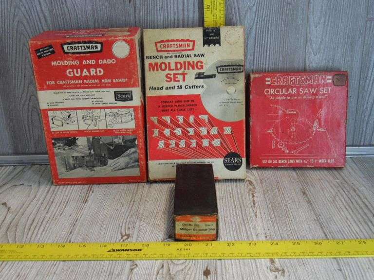 Craftsman Molding Set & Circular Saw Set - Dunker Auction