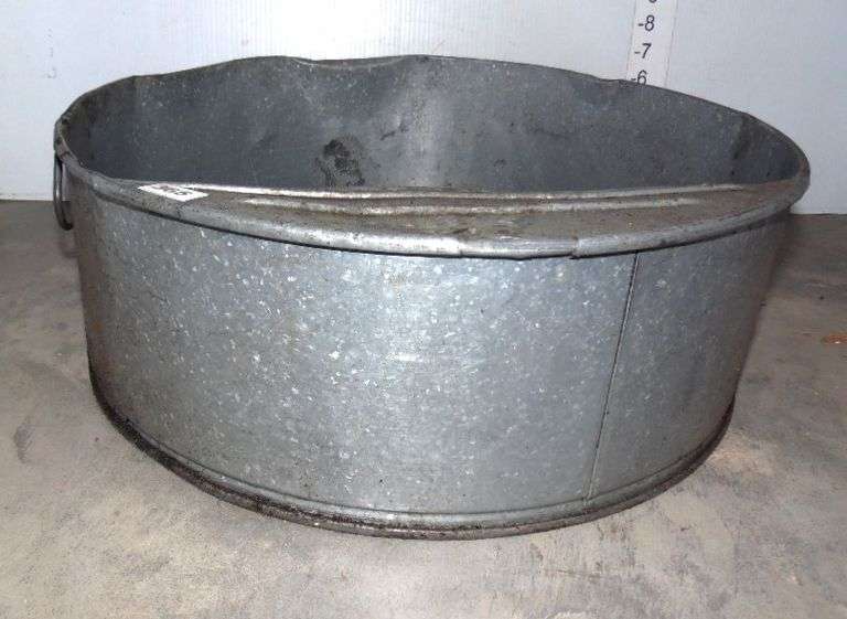 Galvanized Oil Pan - Dunker Auction