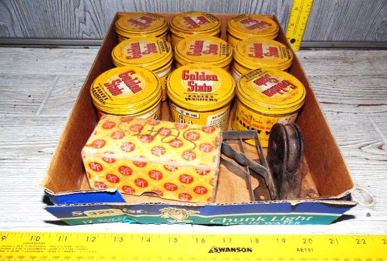 Mini Tins Of Hardware Dunker Auction