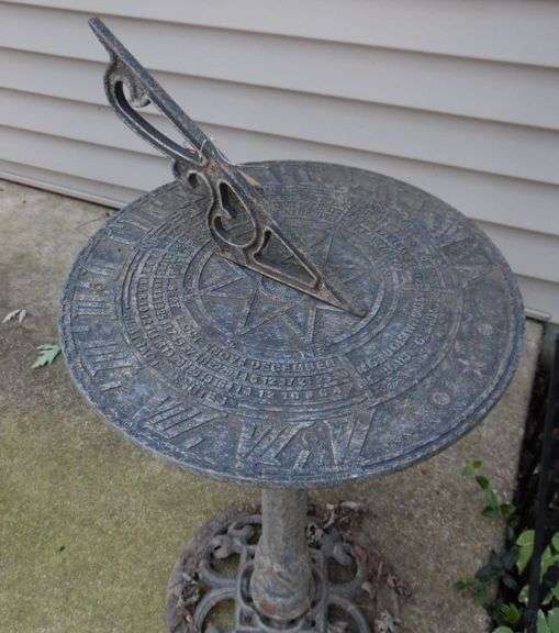 Garden Sundial - Dunker Auction