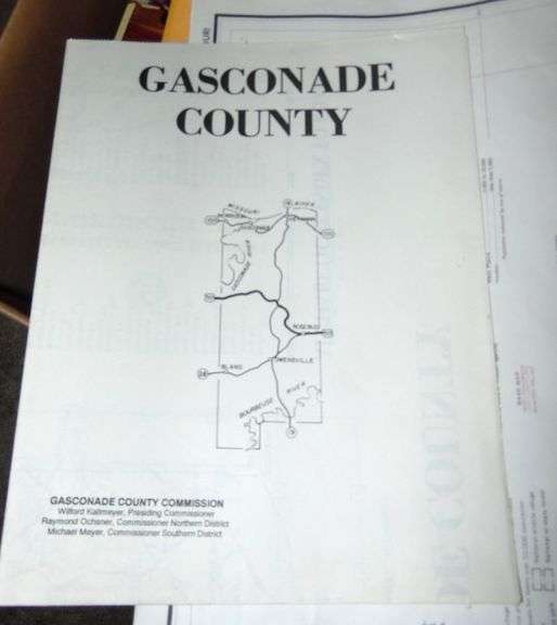Gasconade County Map and Office Lot - Dunker Auction