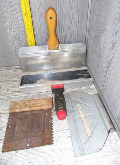 Mud &Concrete Tools - Dunker Auction