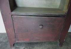 Primitive Bookshelf: 24" x 12" x 72" - Dunker Auction