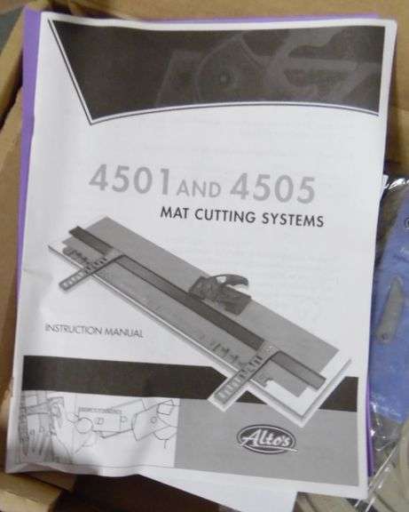 Alto's Mat Cutting System For Picture Mats - Dunker Auction