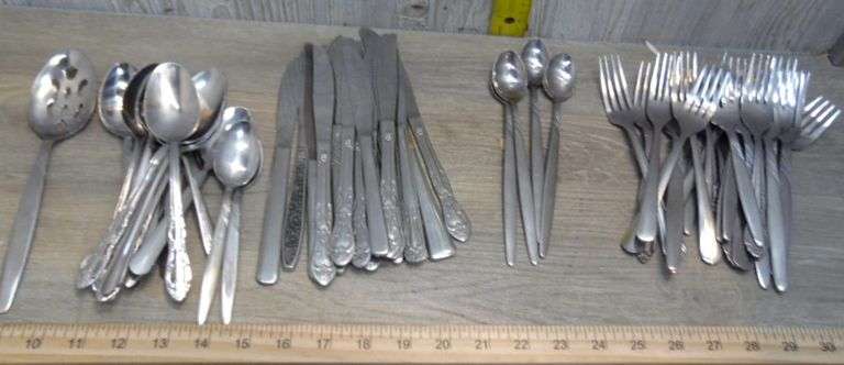 Flatware - Forks, Spoons, Knives - Dunker Auction