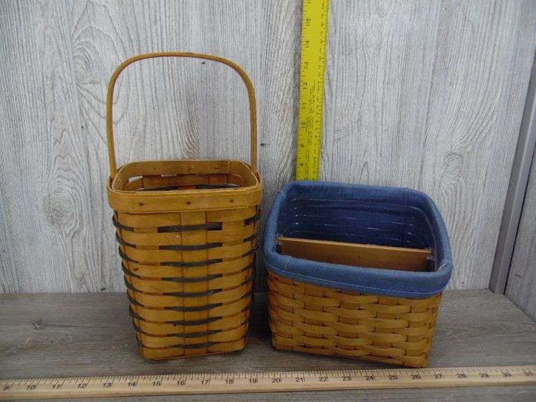 1996 & 2004 Longaberger Baskets - Dunker Auction