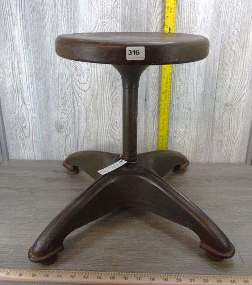 WWII Medical Office Stool - Dunker Auction